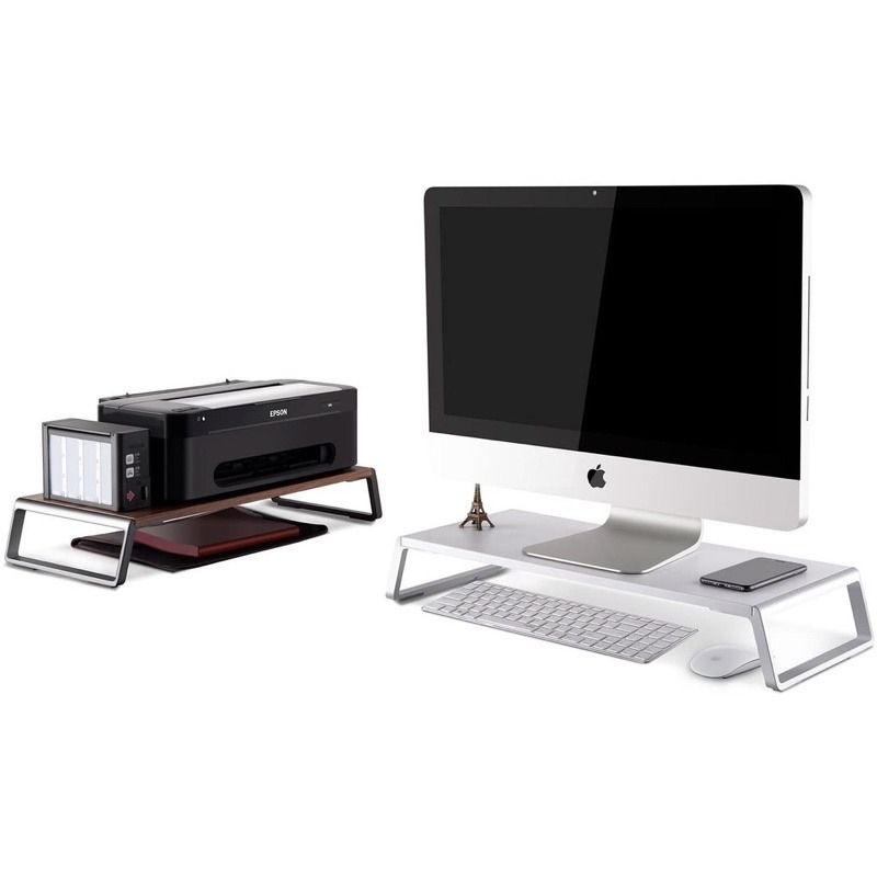 Monitor Stand Riser w/ Metal Feet for Computer Laptop TV LCD Display ...