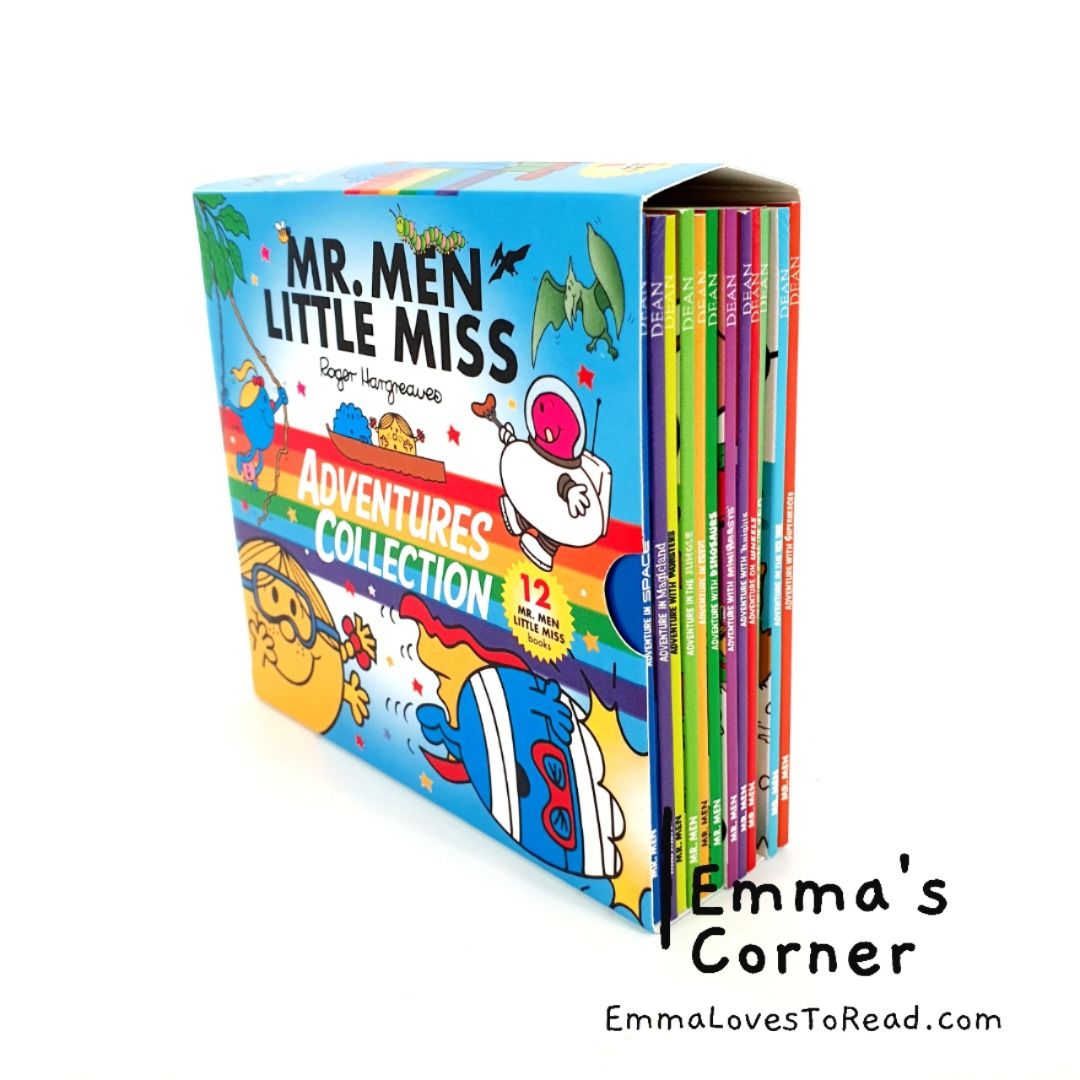 Mr. Men & Little Miss Adventures Collection 12 Books Box Set by Roger ...