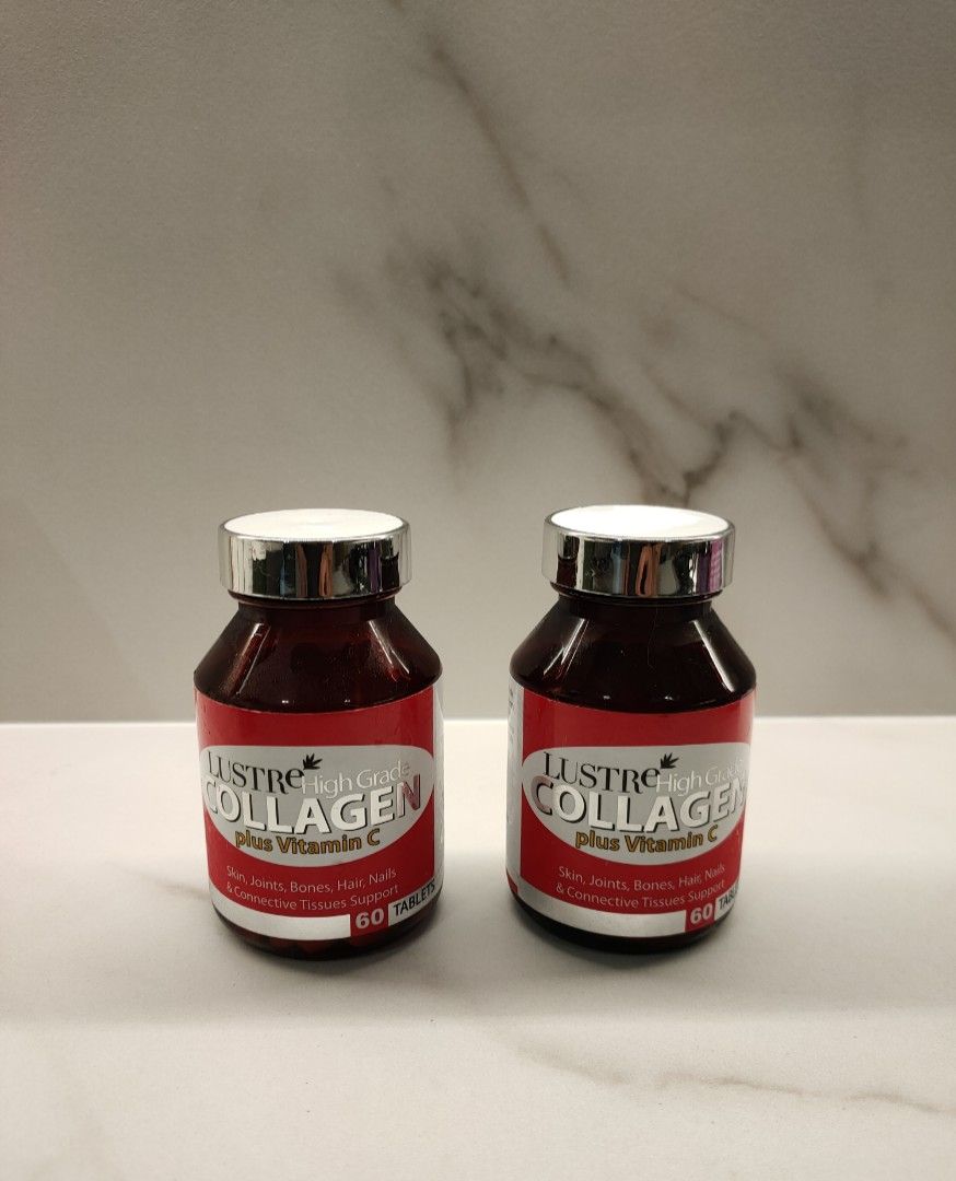 My Lustre | High Grade Collagen plus Vitamin C | 60 Tablets, Health ...