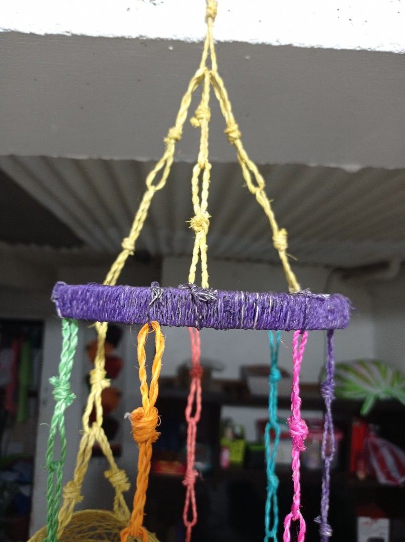 Native Abaca Balls Hanging Decor, Furniture & Home Living, Home Decor ...