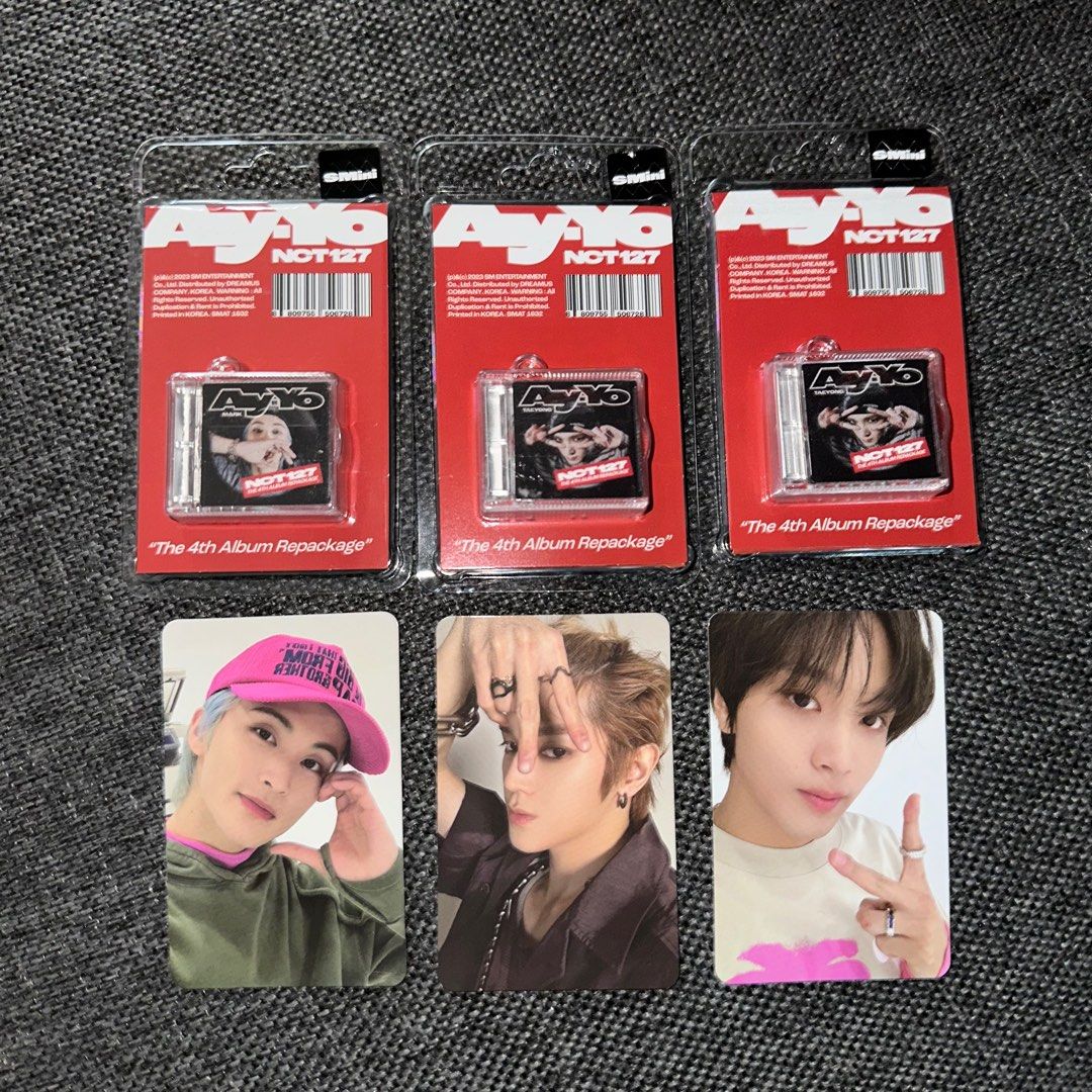 nct 127 ay-yo smini ver + photocard, Hobbies & Toys, Memorabilia ...