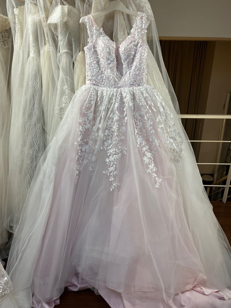 New baby pink ball gown bridal gown evening gown for sale, Women's ...
