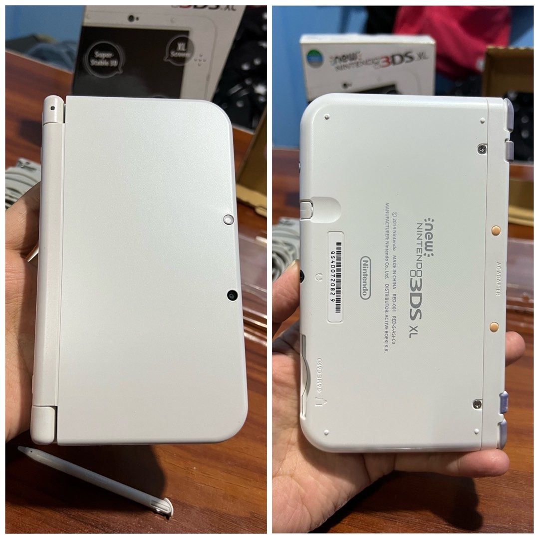 New Nintendo 3DS XL Pearl White (Complete in Box & Non Cfw), Video ...