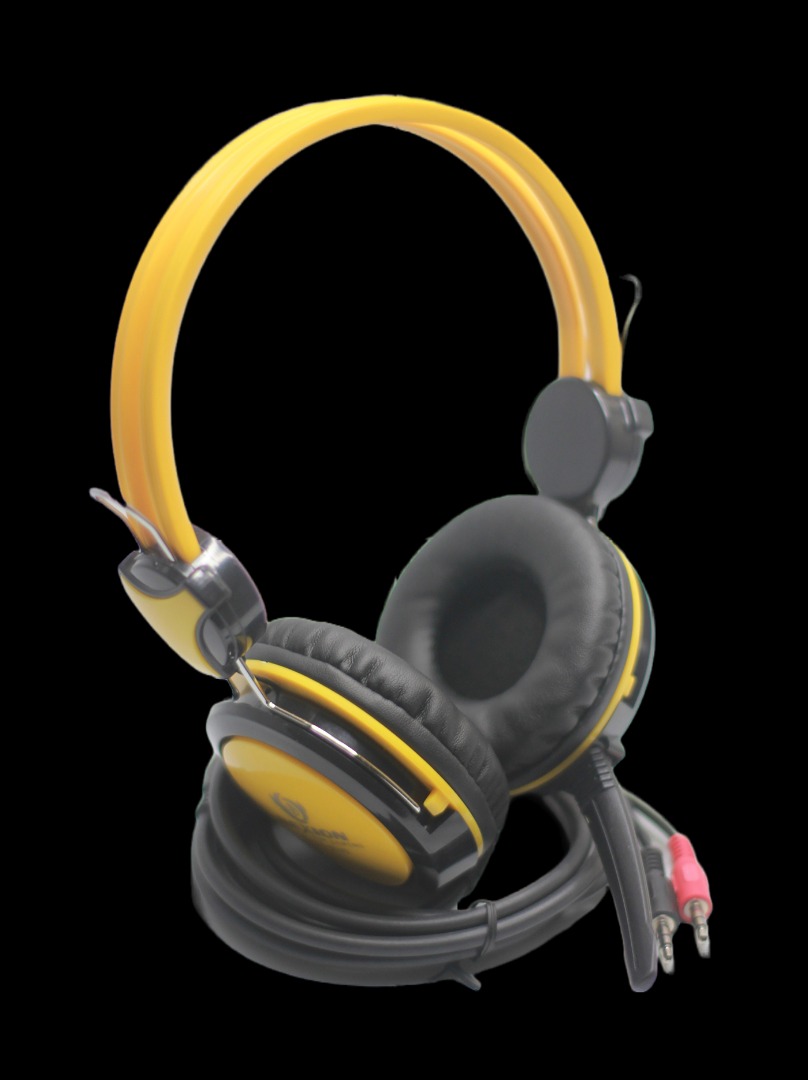 NEXION F-13 PLUS YELLOW GAMING HEADSET, HEAVY DUTY with AUDIO and ...