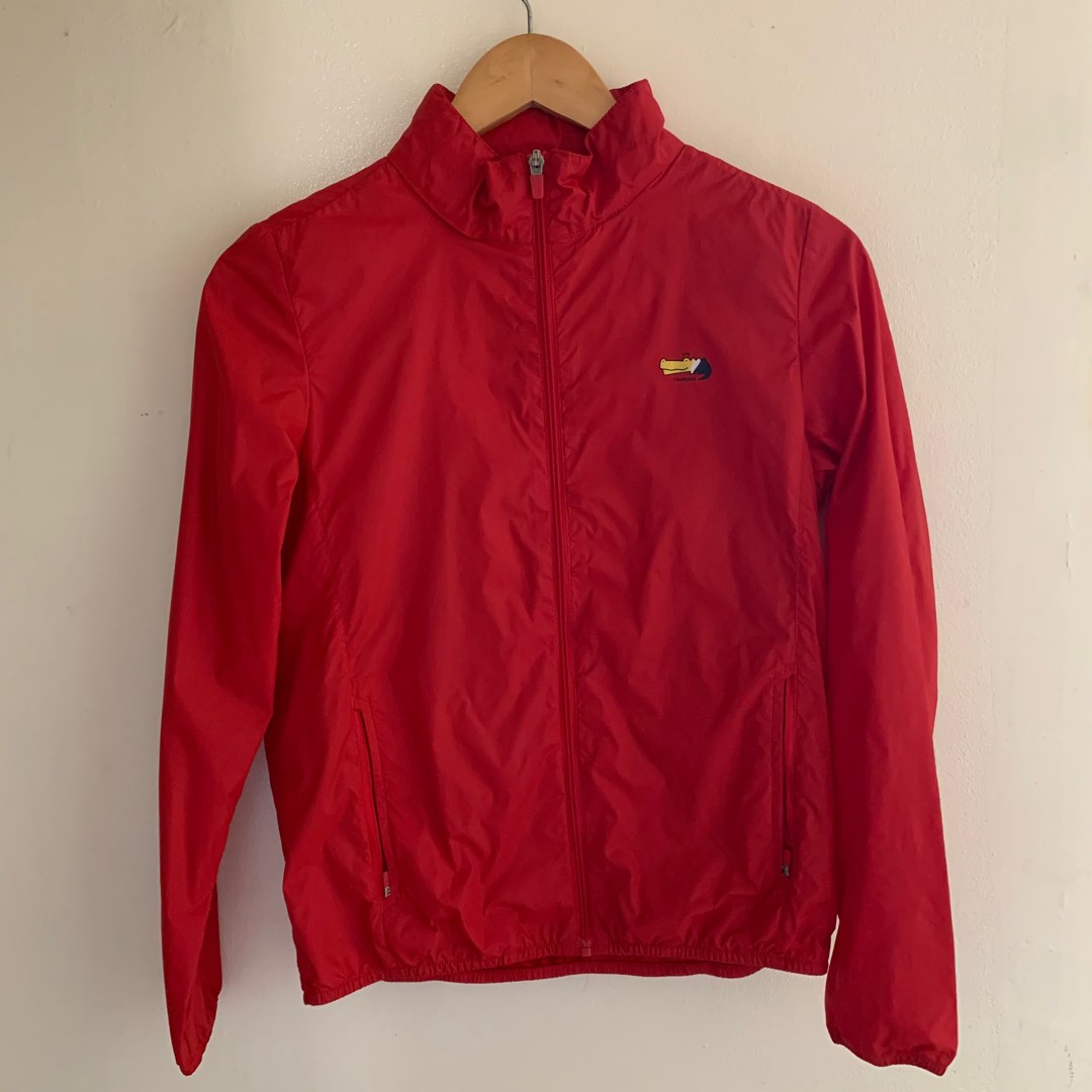 [NII Korea] Windbreaker Red, Women's Fashion, Coats, Jackets and ...
