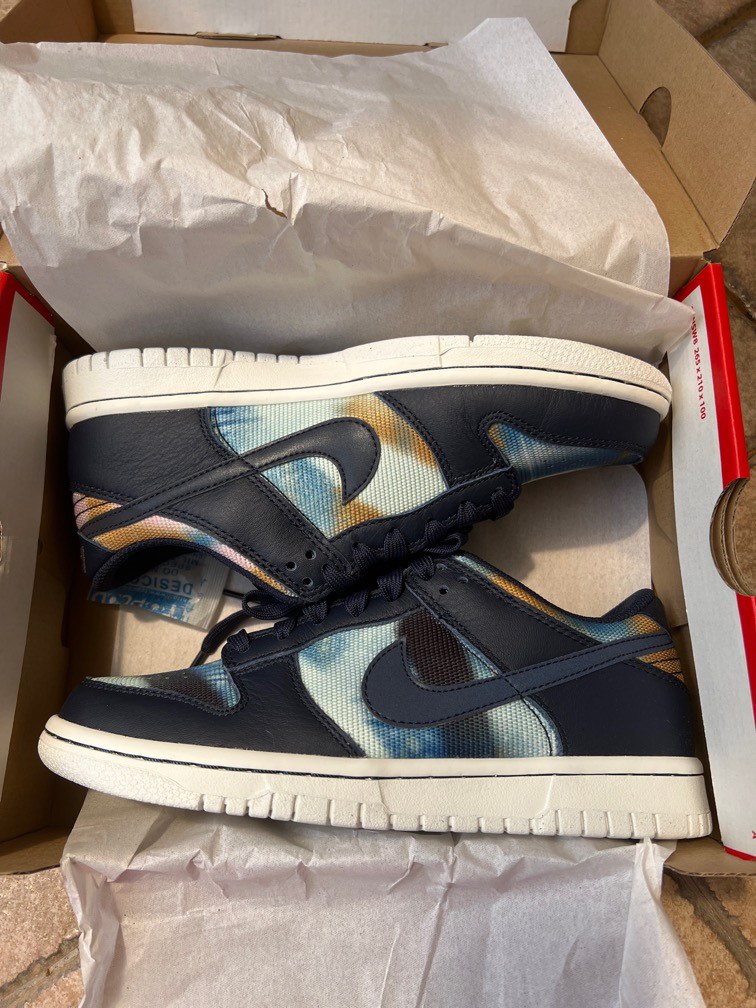 Nike dunk low obsidian, Women's Fashion, Footwear, Sneakers on Carousell