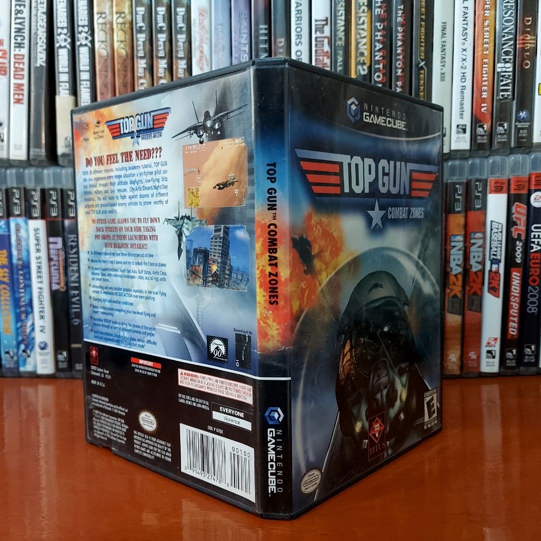 Nintendo Gamecube Games: Top Gun•Strike Force Bowling•EA Madden, Video ...