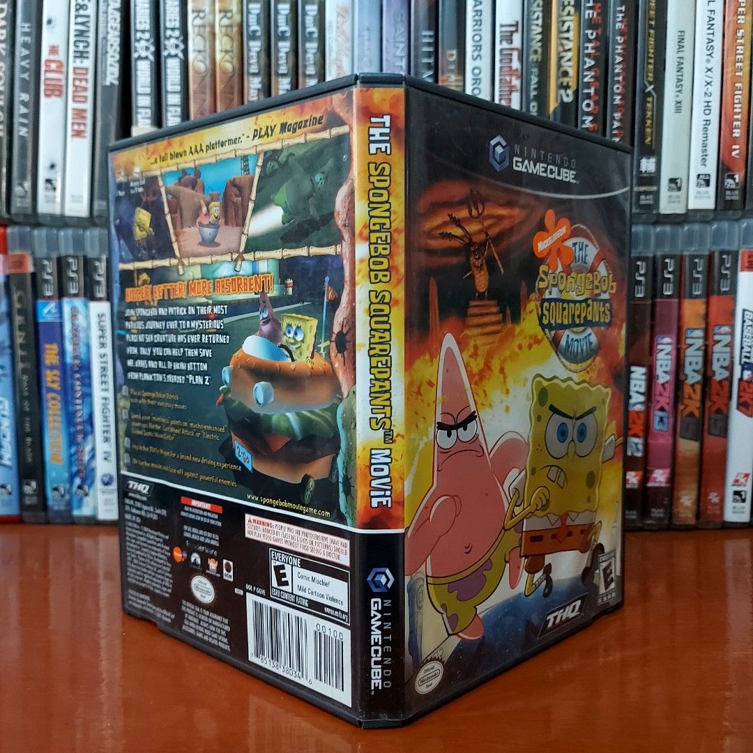 Nintendo Gamecube: SpongeBob•Midway Arcade•Time Splitters 2•Looney ...