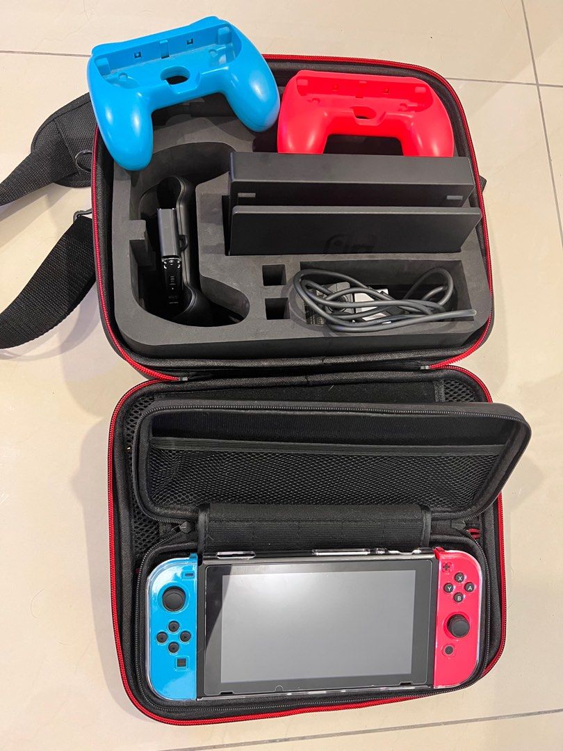 Nintendo Switch Neon V2, Video Gaming, Video Game Consoles, Nintendo on ...