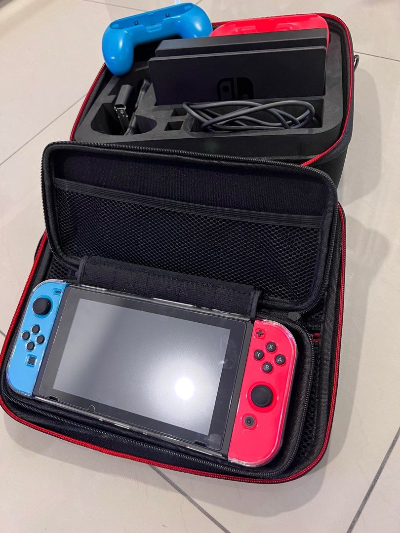 Nintendo Switch Neon V2, Video Gaming, Video Game Consoles, Nintendo on ...