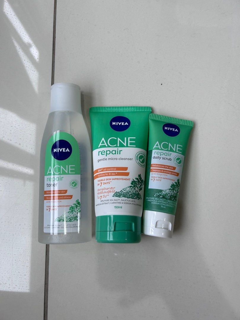 Nivea Acne Repair, Beauty & Personal Care, Face, Face Care on Carousell