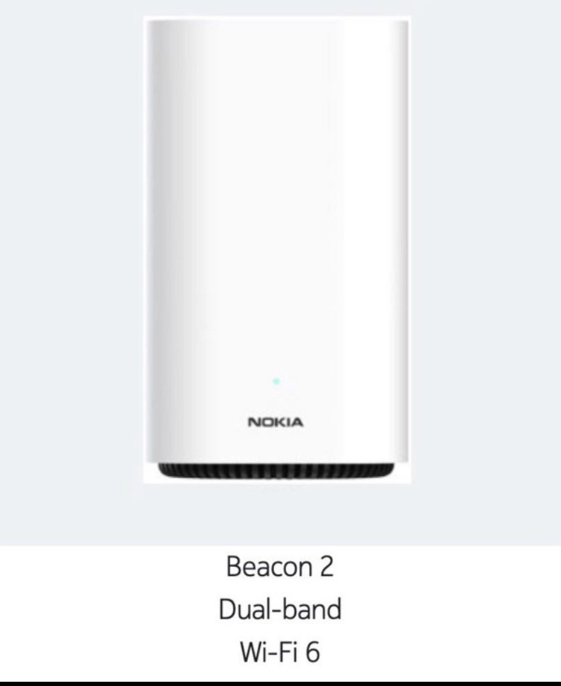 Nokia WiFi Beacon 2 Dual-band Wi-Fi 6 AX1800 Mesh Router System ...