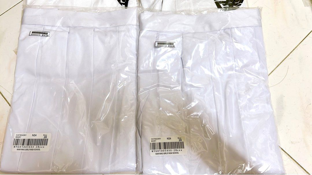 NYGH Nanyang Girls’ High Sch PE attire T-shirt, shorts,uniform Blouse ...