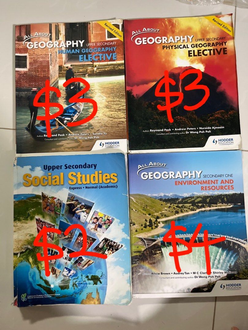 O level all about geography and social studies textbook, Hobbies & Toys ...