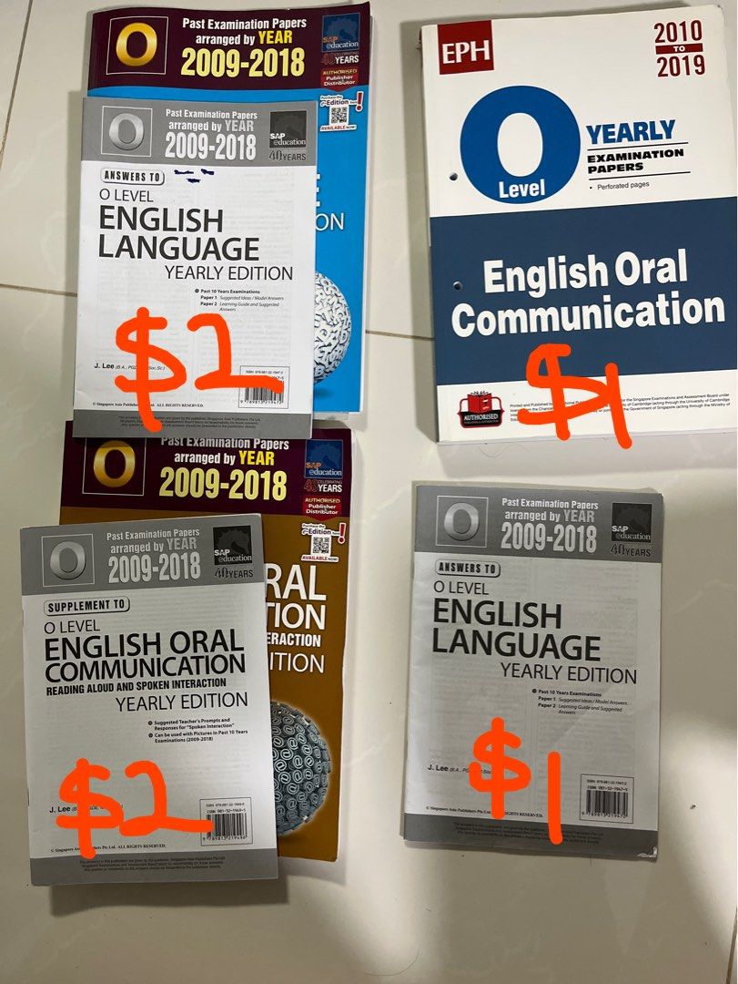 O Level TYS English and English oral, Hobbies & Toys, Books & Magazines ...