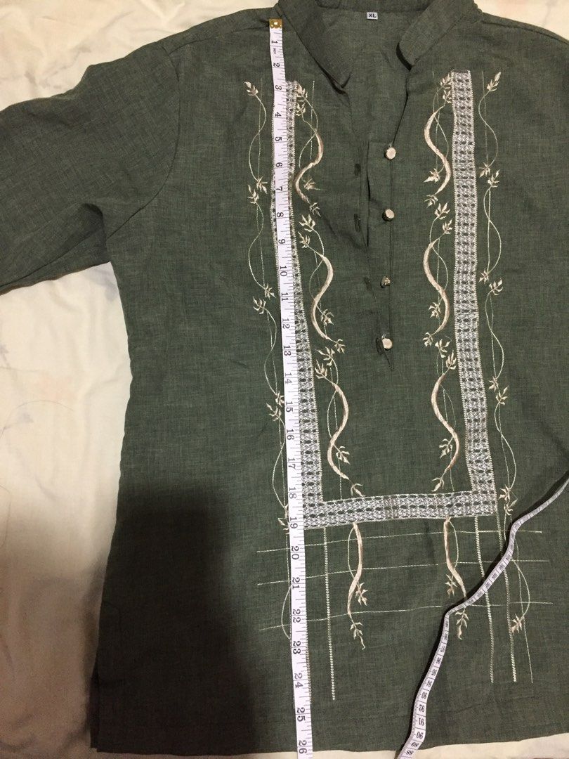 Office Barong for Women, Green (filipiniana, not kultura rafaella ...