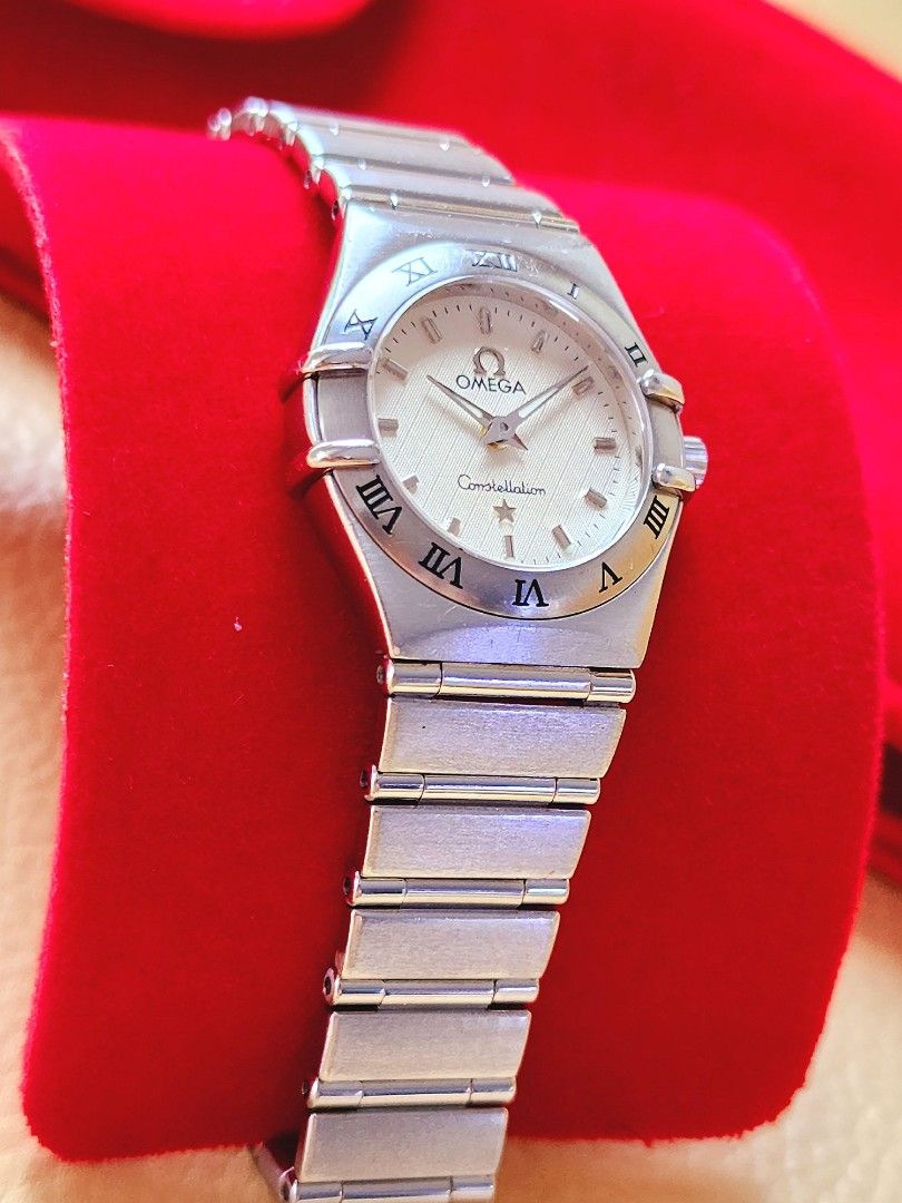 Omega Constellation White Dial Steel Quartz 23mm Mini Ladies, Luxury ...
