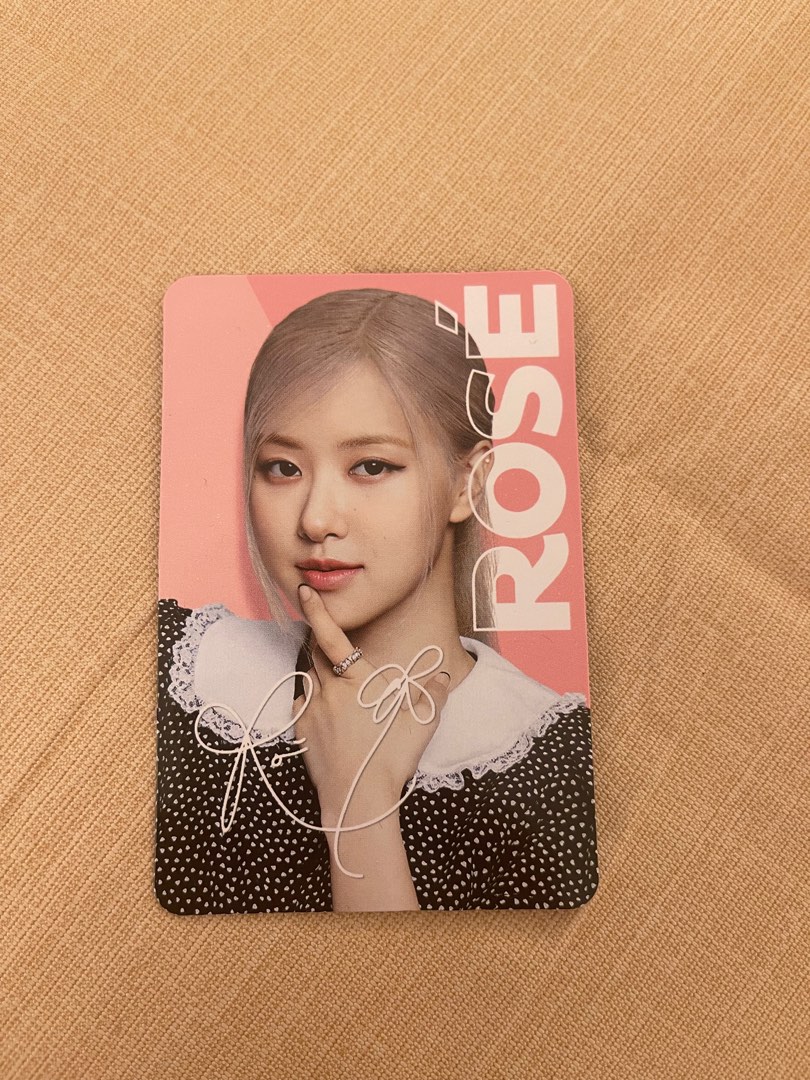Oreo X Blackpink Rose photo card, Hobbies & Toys, Memorabilia ...