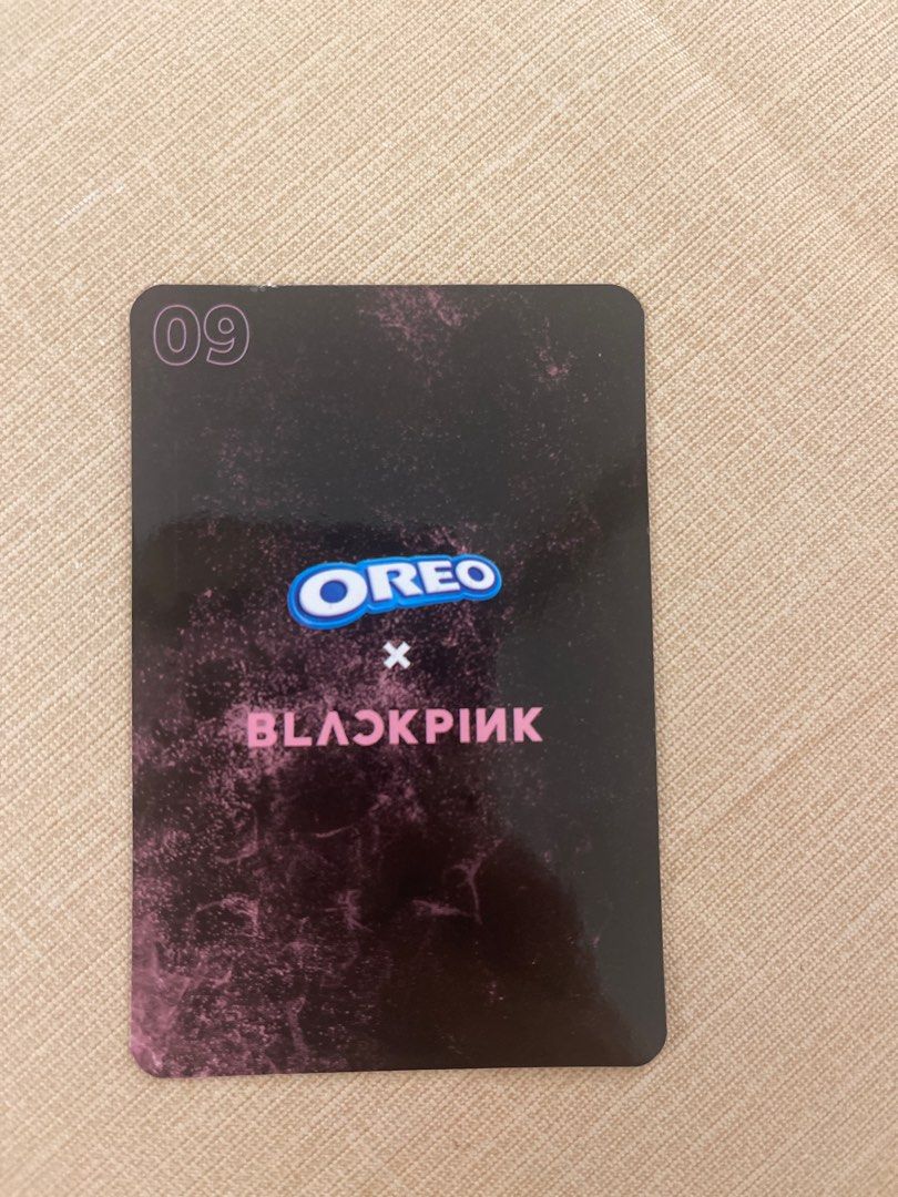 Oreo X Blackpink Rose photo card, Hobbies & Toys, Memorabilia ...