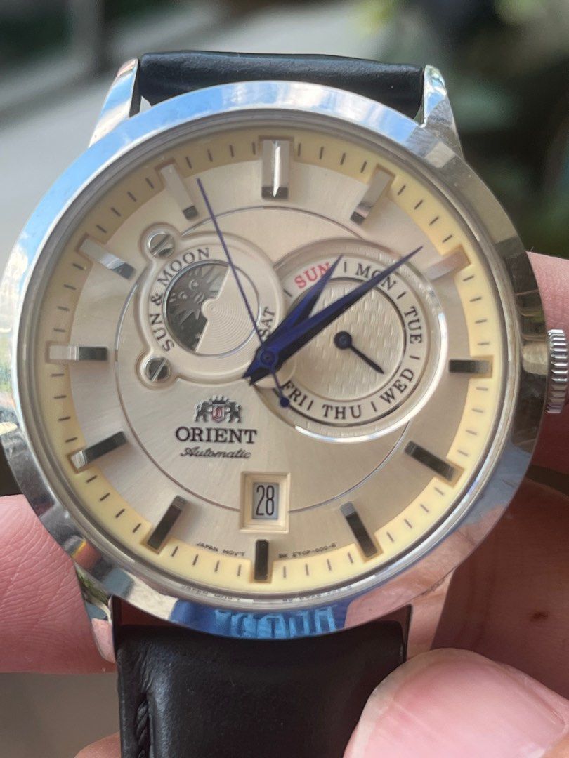 Orient Sun and Moon watch v1 RARE not seiko rolex omega tudor oris ...