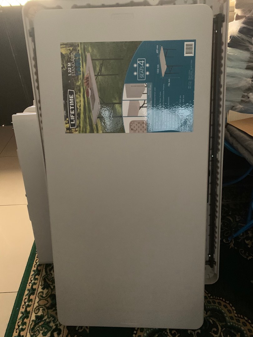 Original 4ft Lifetime Table, Furniture & Home Living, Furniture, Tables ...