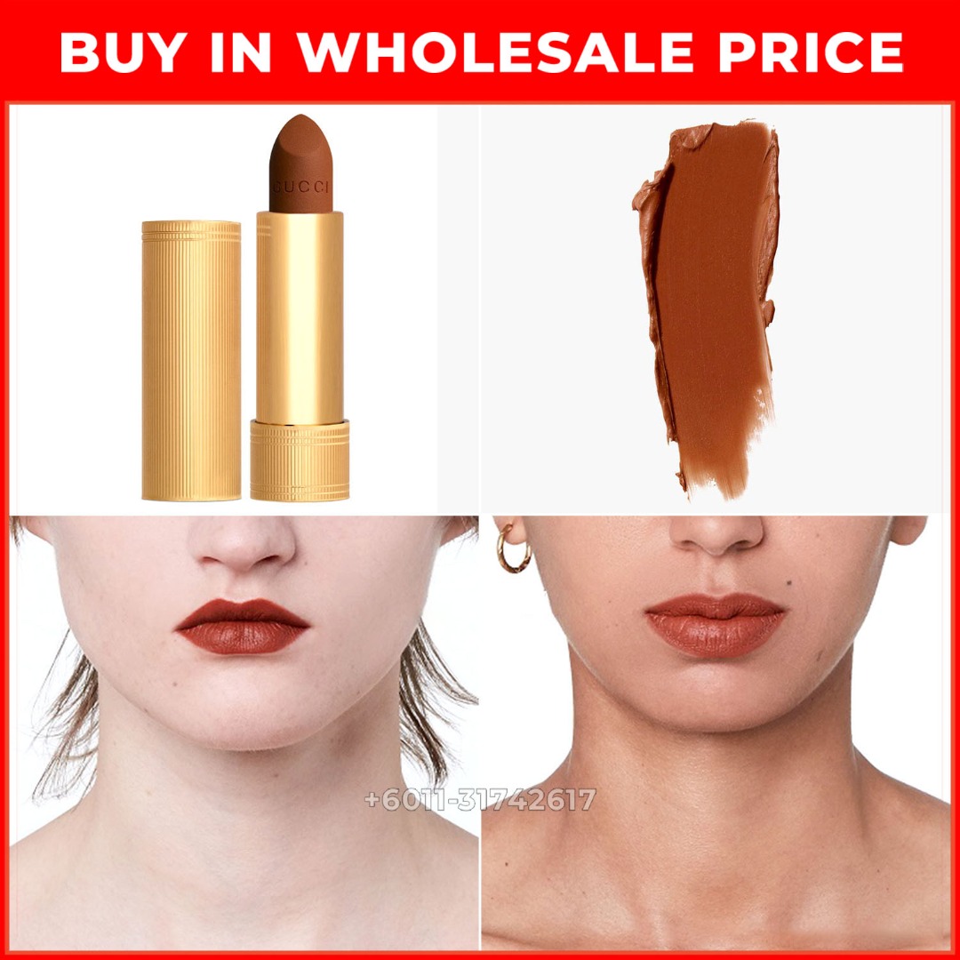 [ORIGINAL] GUCCI ROUGE A LEVRES MATTE LIPSTICK (308 LUCY DARK ORANGE ...