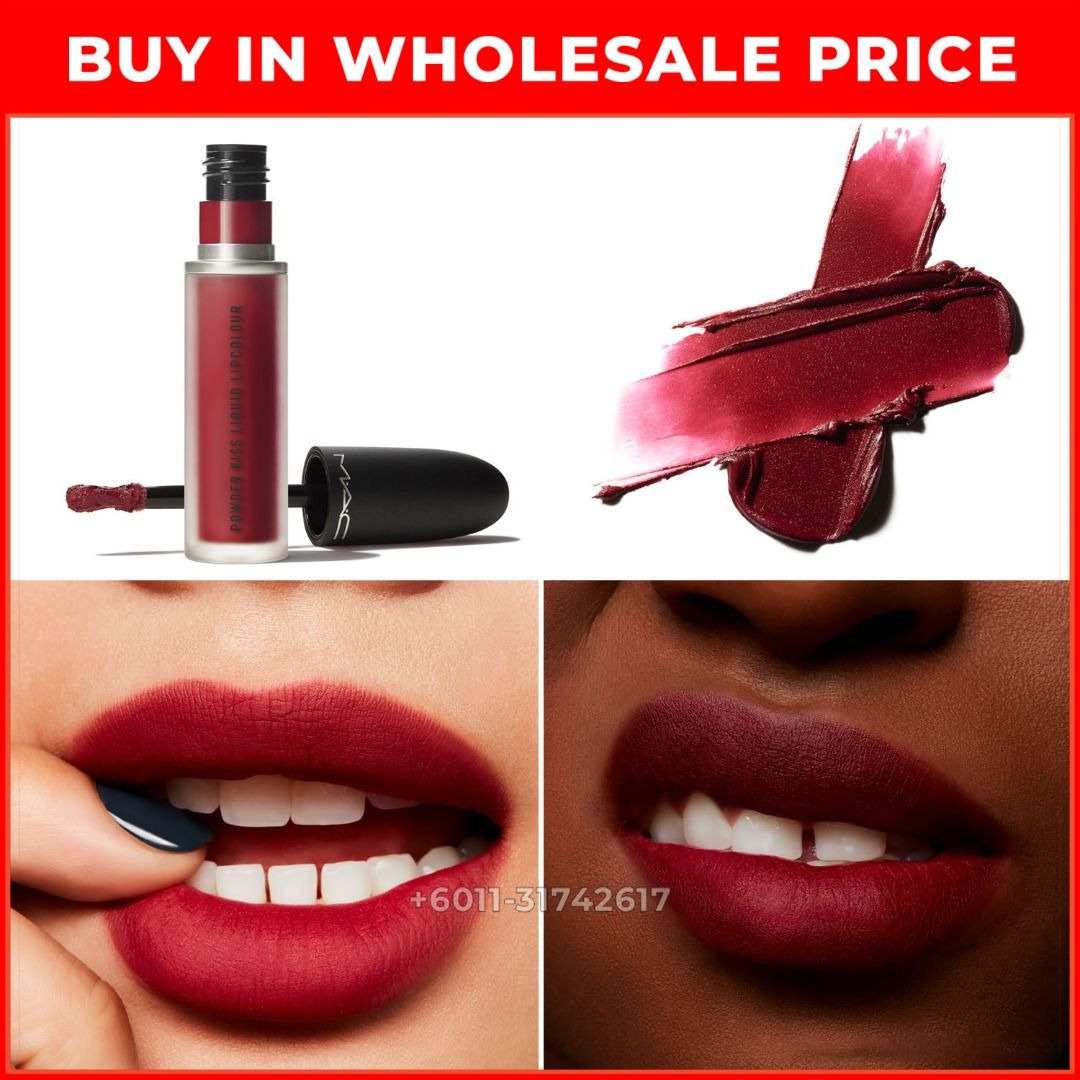 [ORIGINAL] MAC POWDER KISS LIQUID LIPCOLOUR LIP GLOSS (994 Make Love ...