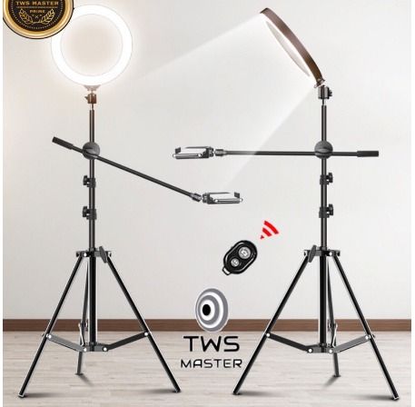 overhead ring light with extension photo shot stand with big mobile ...