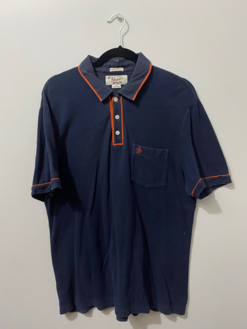 Penguin Polo Shirt Large, Men's Fashion, Tops & Sets, Tshirts & Polo Shirts on Carousell