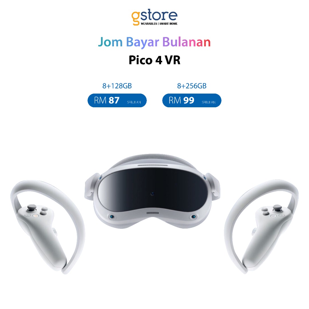 PICO 4 All in one VR Headset 128GB, 256GB (4K+ Super-Vision Display ...