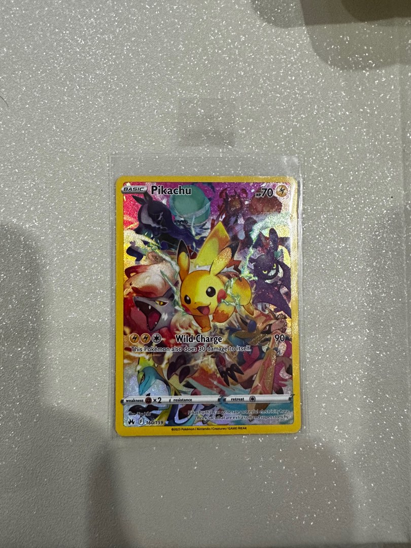 Pikachu Secret Crown zenith, Hobbies & Toys, Toys & Games on Carousell