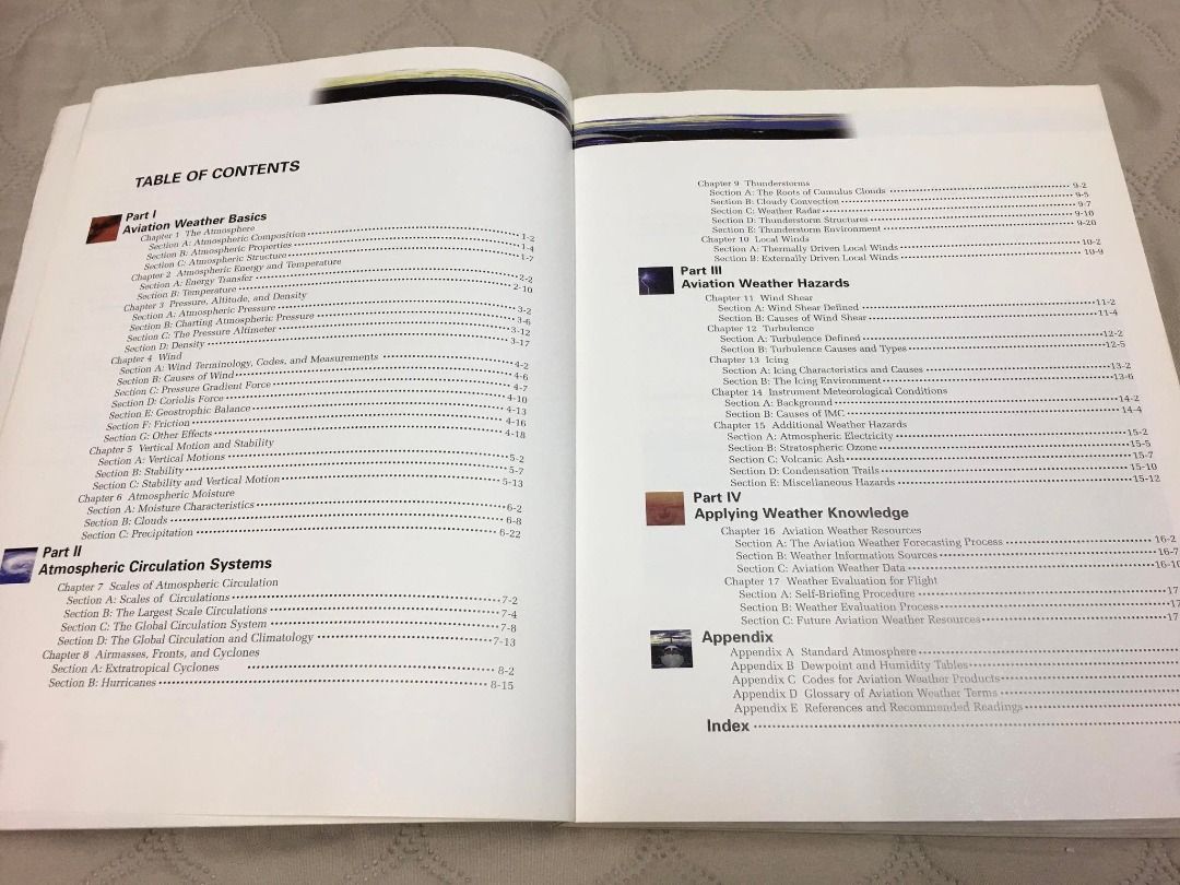 Pilot Book - Jeppesen Aviation Weather, Hobbies & Toys, Books & Magazines, Textbooks on Carousell