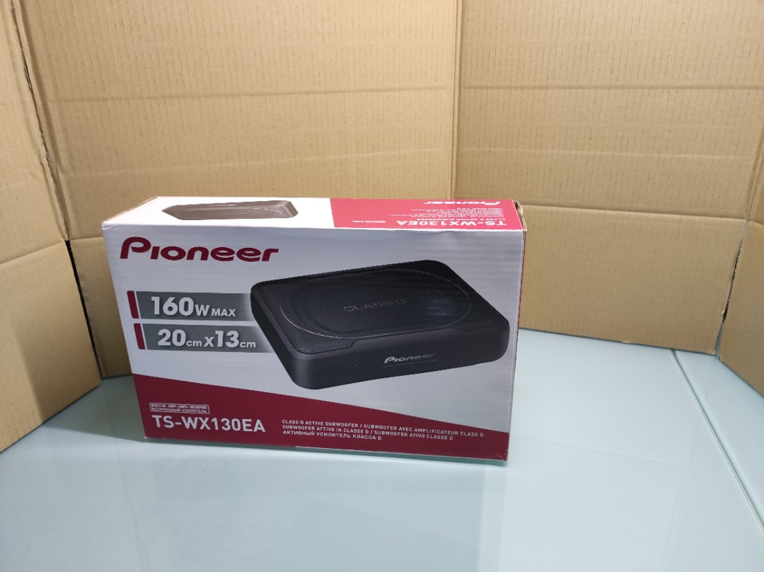 Pioneer active sub-woofer (TX-WX130EA), Car Accessories, Accessories on Carousell