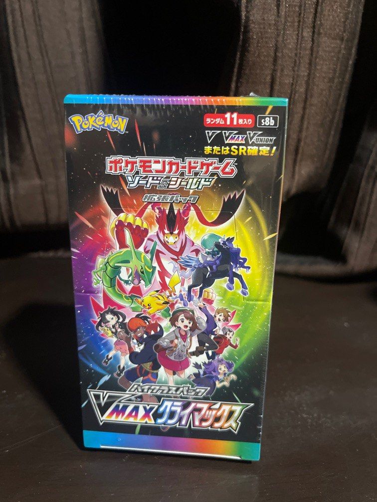 Pokemon tcg Japan vmax climax booster box, Hobbies & Toys, Toys & Games ...