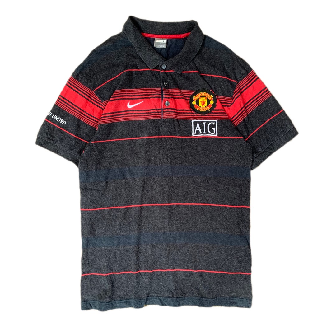 Polo Nike Manchester United Made In Sri Langka, Fesyen Pria, Pakaian ...