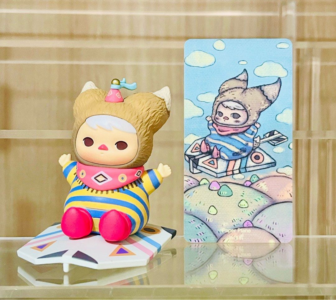 Popmart Pucky What Are The Fairies Doing Blind Box Series Paper Plane ...