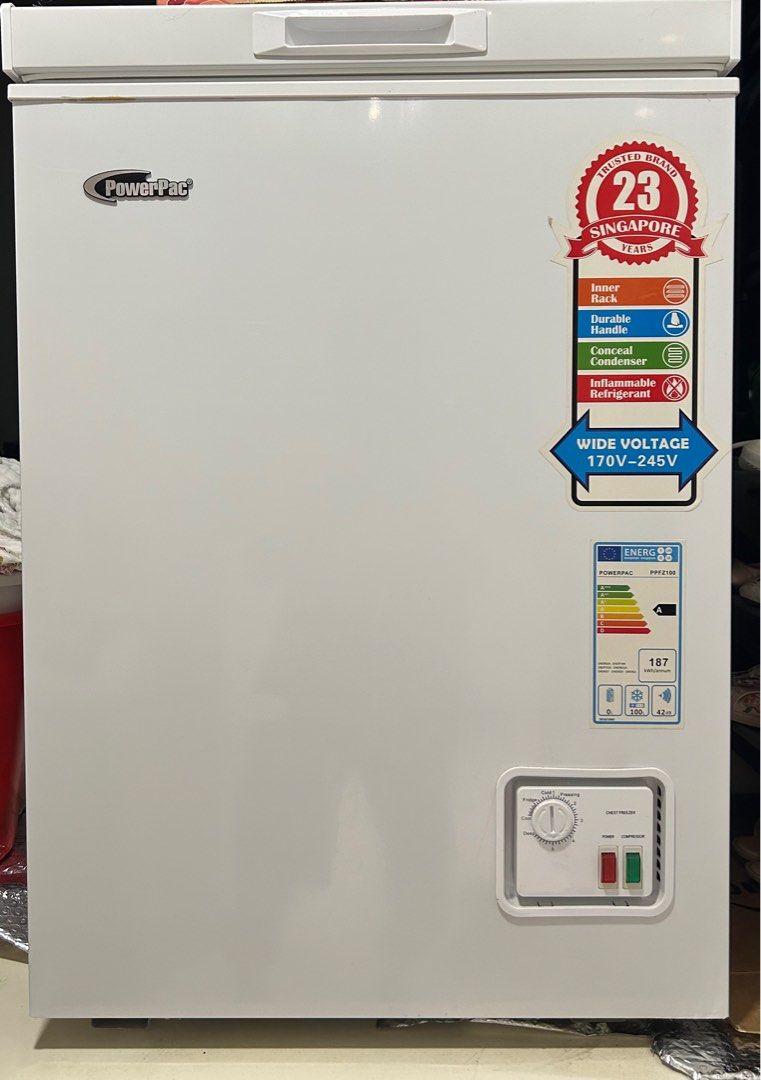 Powerpac chest freezer (white) great condition, TV & Home Appliances ...