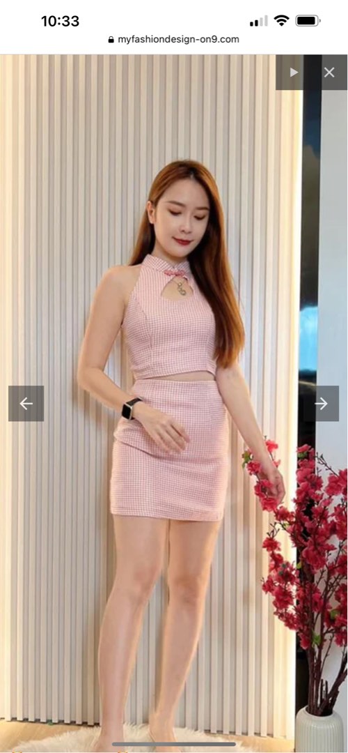 Premium cheongsam set S wore once ( SERIOUS BUYER ONLY), Women's ...