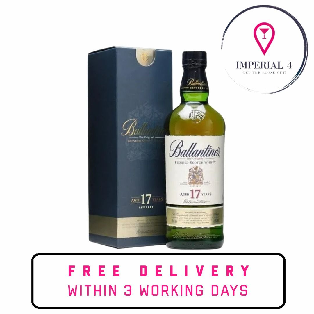 (Pre-Order) Ballantine's 17 Years - 700 ML, Food & Drinks, Alcoholic ...