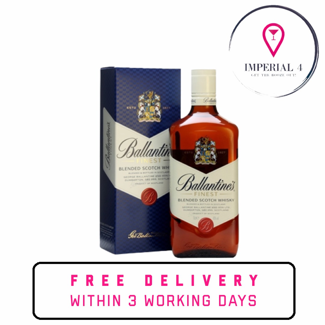 (Pre-Order) Ballantine's Finest - 700ML, Food & Drinks, Alcoholic ...