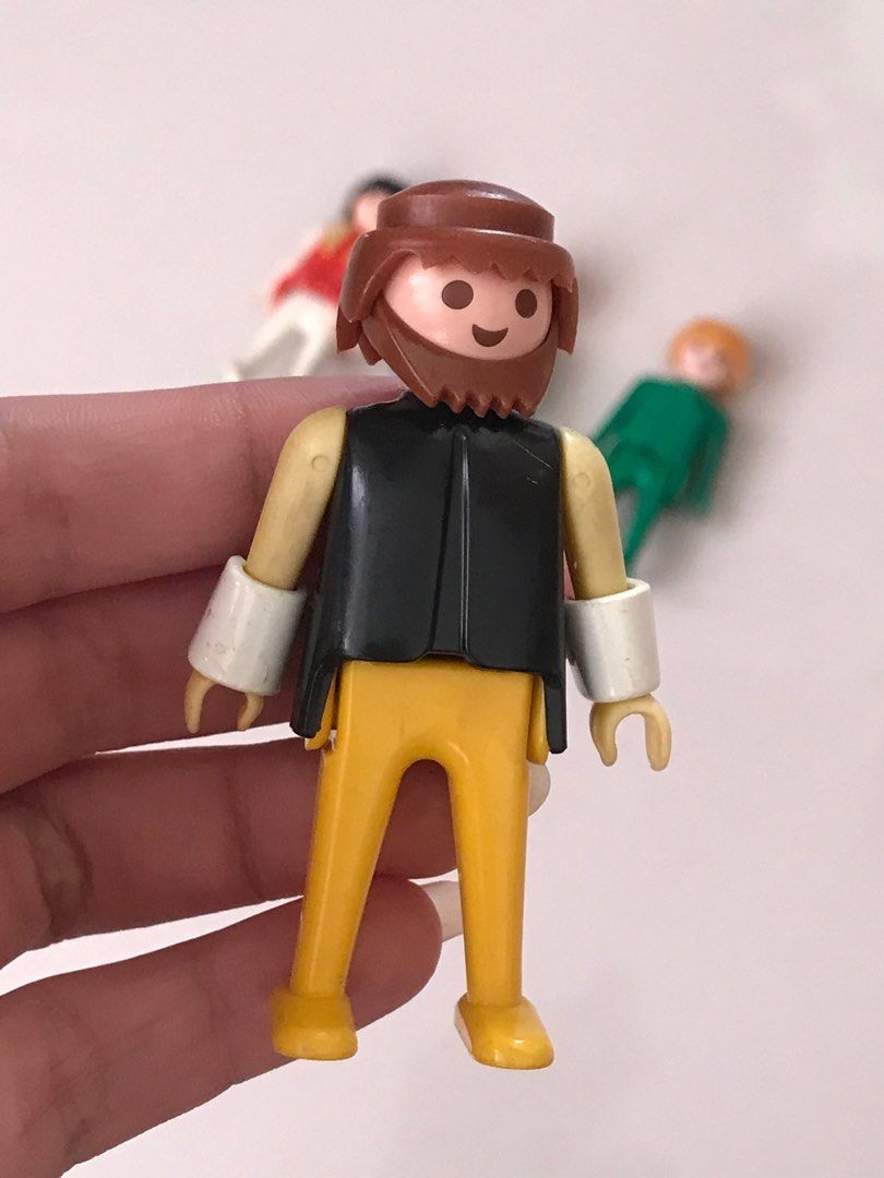 rare playmobil 1974 geobra figure vintage produksi awal orang man, Toys ...
