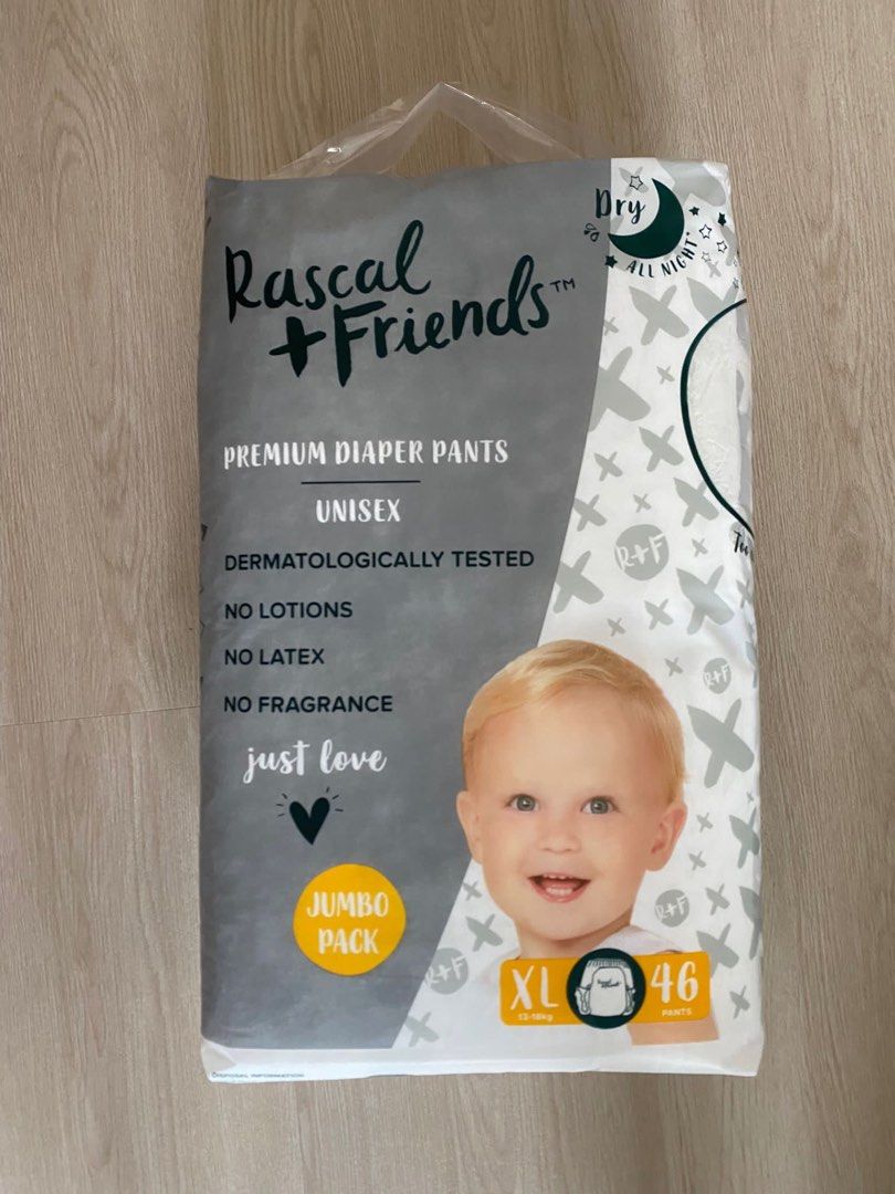 Rascal & Friends tape and pants diaper, Babies & Kids, Bathing ...