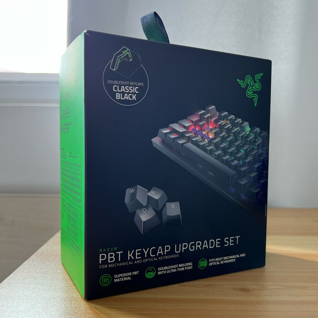 Razer PBT Keycaps Black, Computers & Tech, Parts & Accessories ...