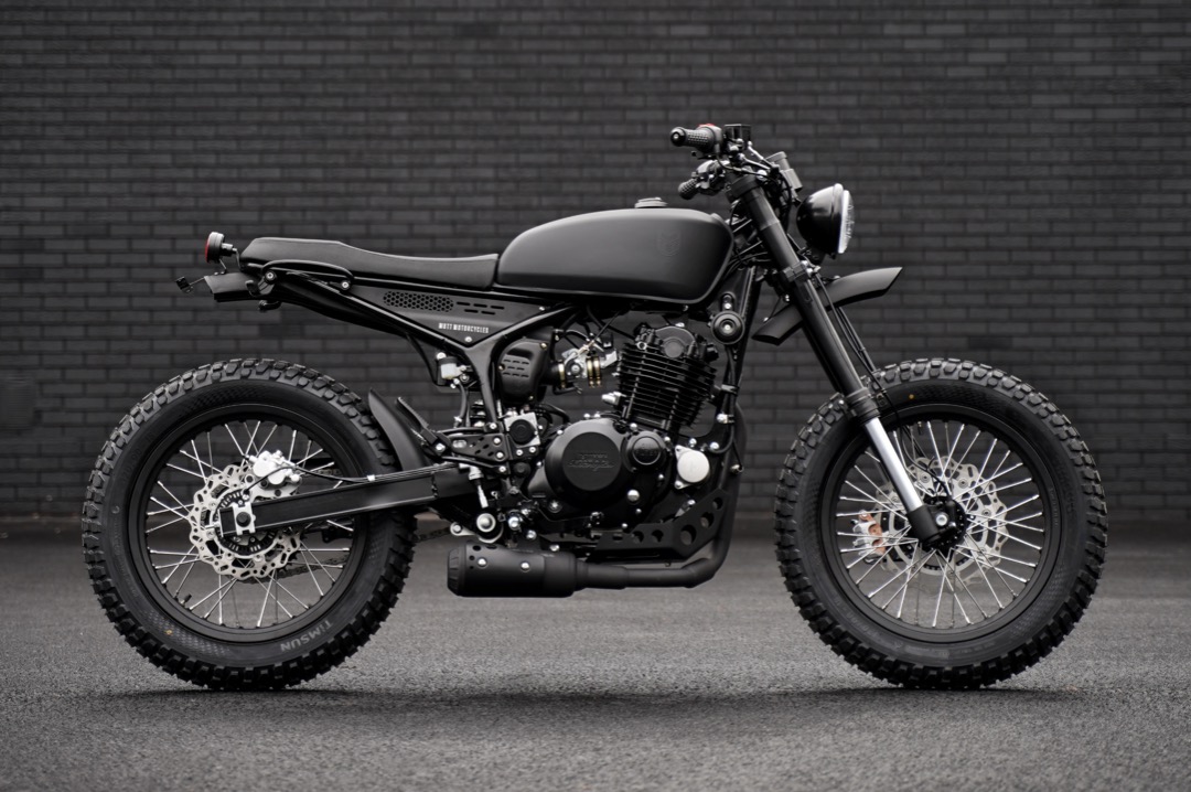 Brand New Mutt Motorcycles Razorback 2A - Satin Black , Motorcycles ...