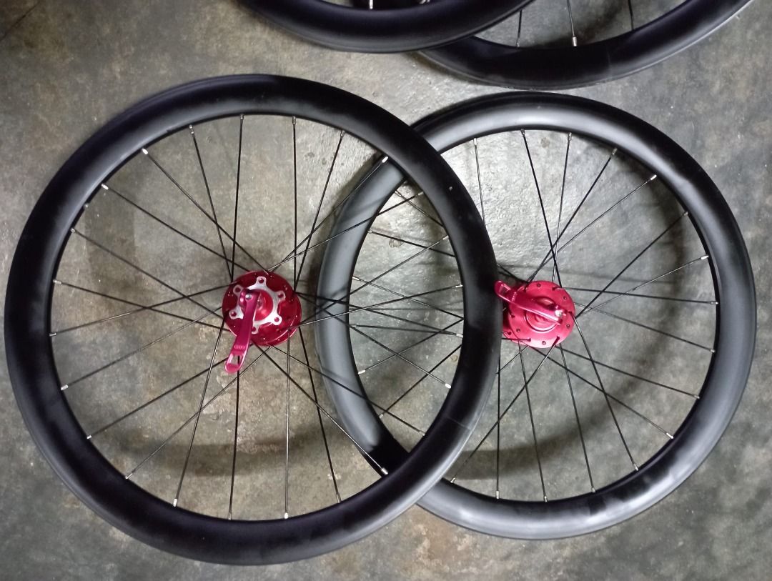 Rim 451 Wheelset 38mm Profile For Minivelo Foldingbike Jengkrek Matt