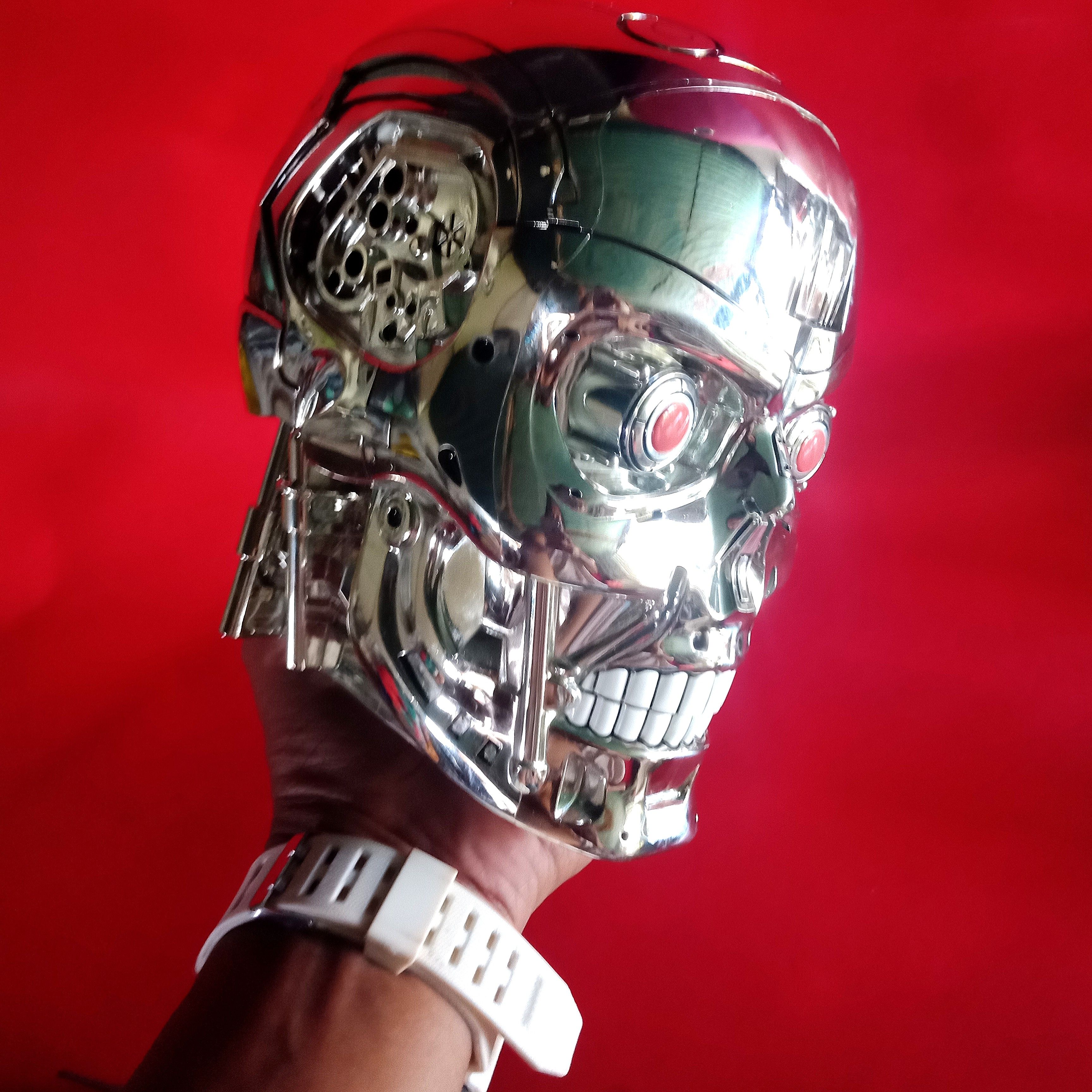 Robot terminator head bust container japan universal studios toy ...