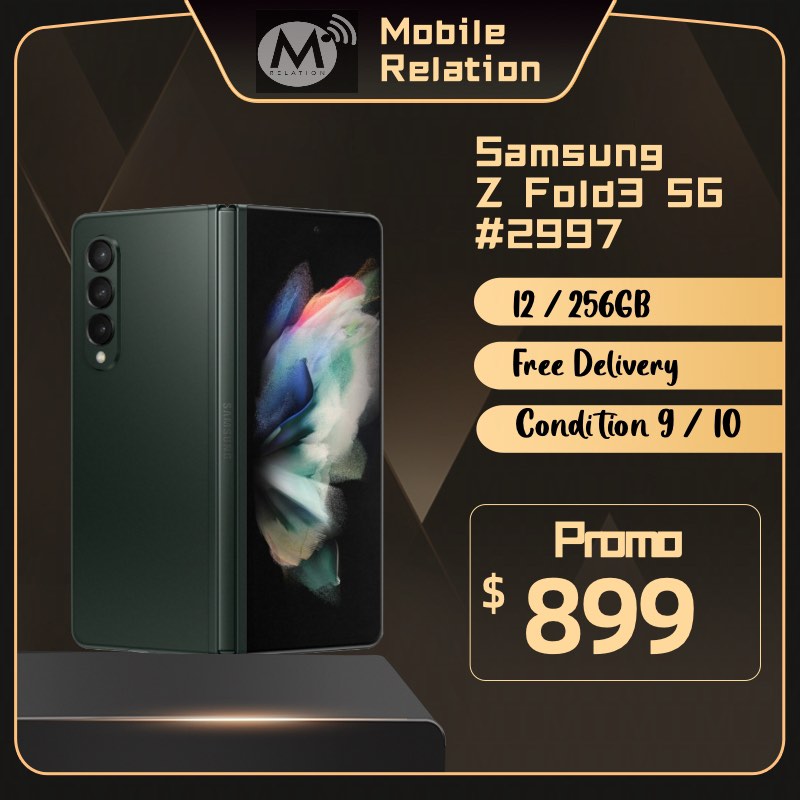 Samsung Z Fold3 5G 256GB Phantom Green #2997, Mobile Phones & Gadgets ...