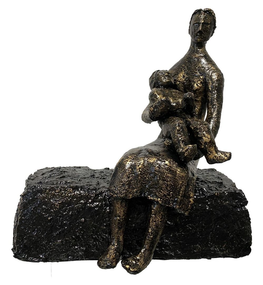 Seated Figure: Mother and Child - Ramon Rojo Realuyo, Hobbies & Toys ...