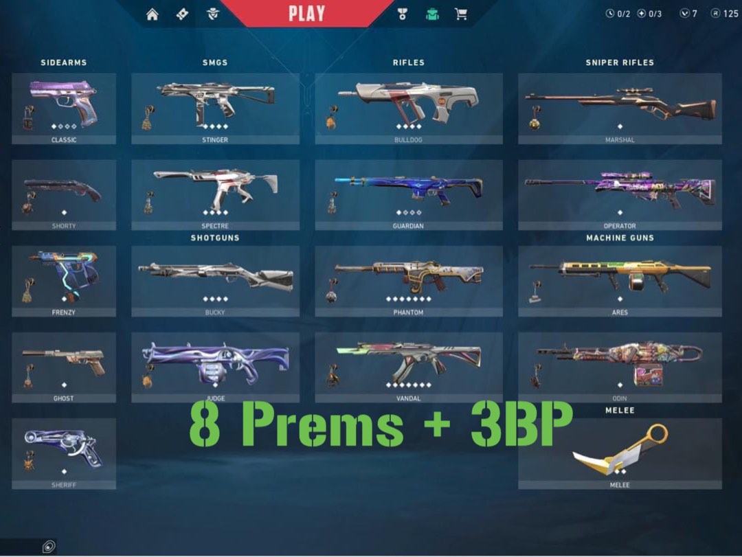 SENTINELS VANDAL+RGX PHANTOM,8 PREMIUM+3 BP VALORANT ACCOUNT#72, Video ...