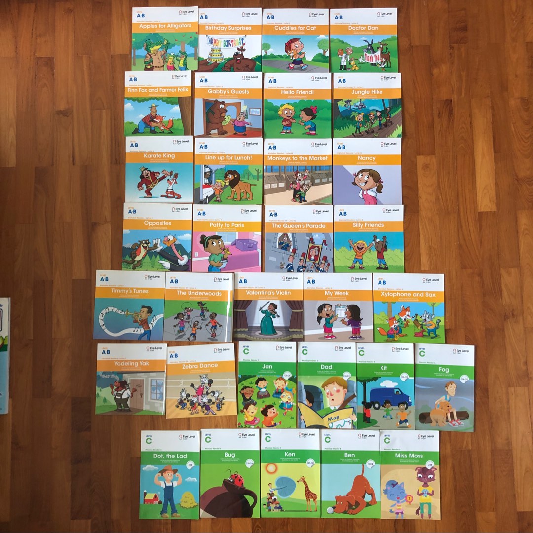 Set of 32 Eye Level Phonics English story books phonics readers for ...